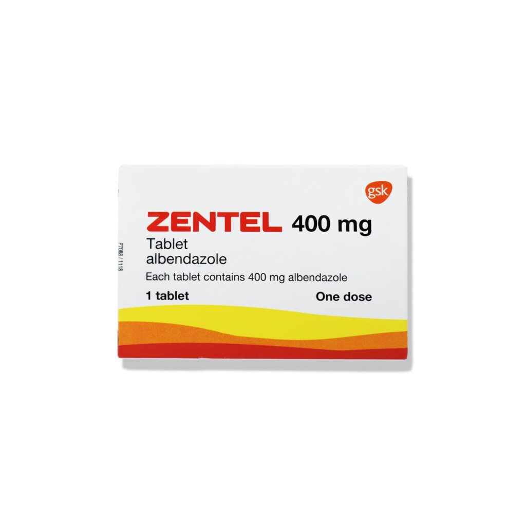 Zentel Albendazole 400mg Chewable Tablet – Guardian Health Pharmacy
